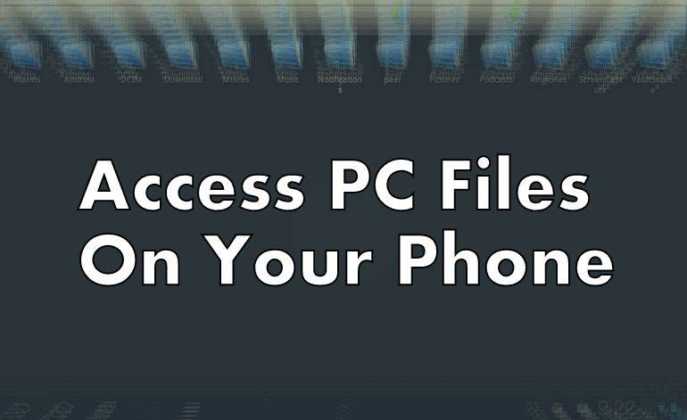 How To Access Computer's Hard Drive With Smartphone