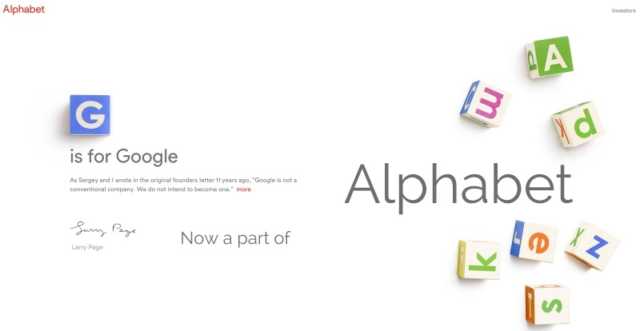 Google is Now Part of a New Company Alphabet