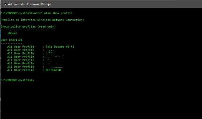 How To Find Wifi Password Using Cmd Of All Connected Networks