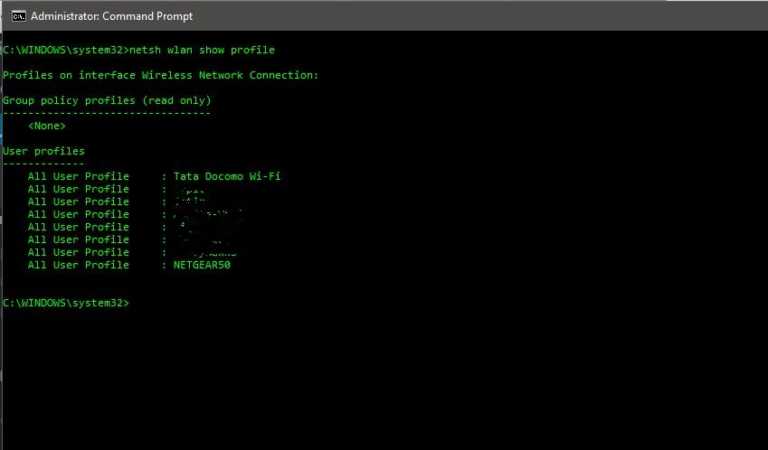 How To Find Wifi Password Using Cmd Of All Connected Networks 2010