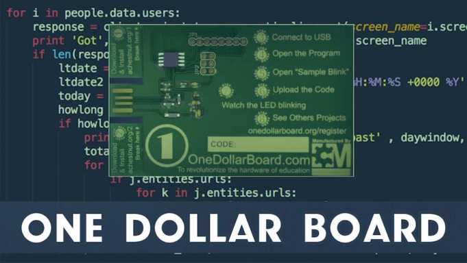$1 Open Source Hacking Board Is Here For Programming And Electronics