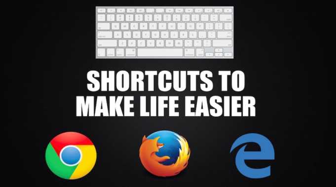 30 Browser Keyboard Shortcuts For Chrome, Firefox, And Edge