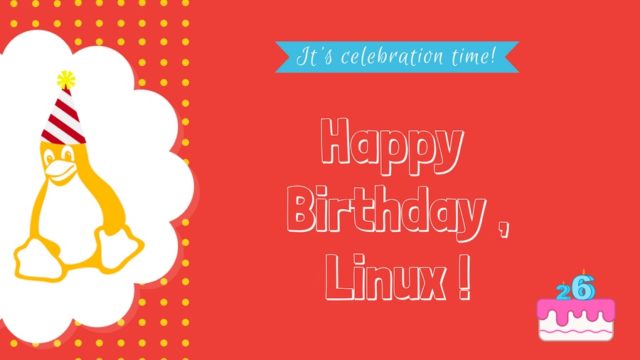Happy 26th Birthday, Linux!