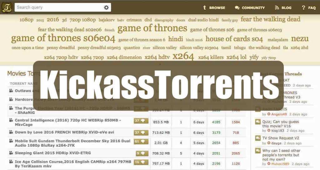 KickassTorrents Admins Needs Your Help To Rebuild The Site
