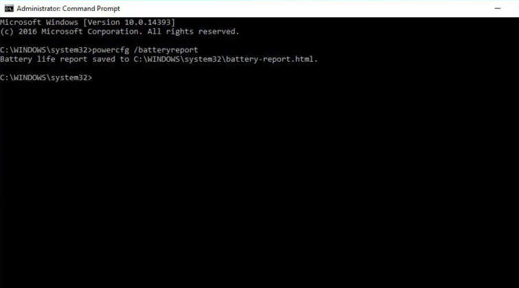 Check Battery Health And Energy Report In Windows using POWERCFG
