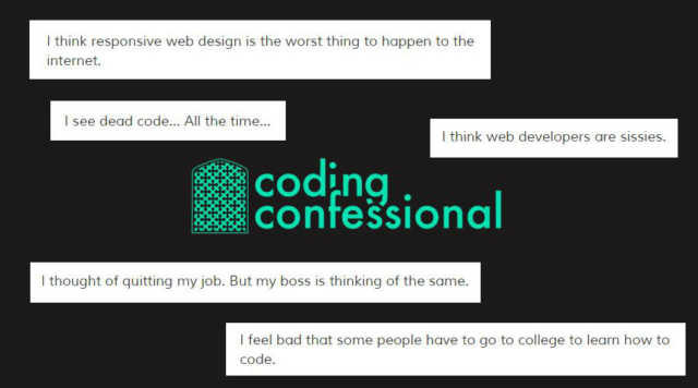 Coding Confessional: Read This If You Hate Your Job