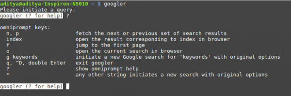 How To Google Search In Command Line Using Googler