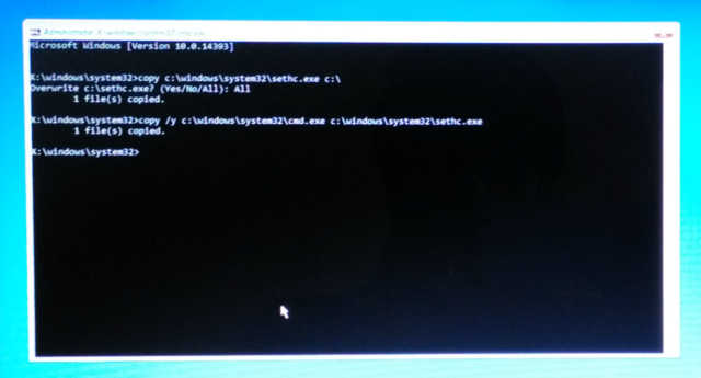 Hack Sticky Key Feature And Reset Windows Password Using Cmd