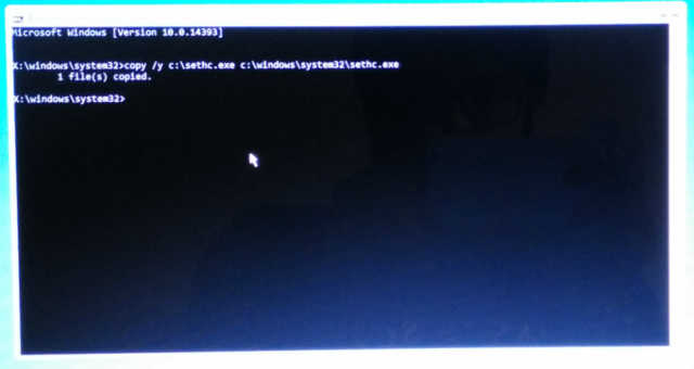 Hack Sticky Key Feature And Reset Windows Password Using Cmd