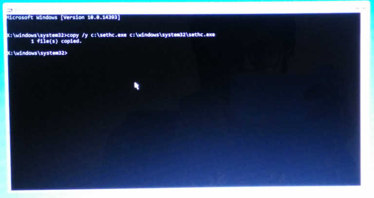 Hack Sticky Key Feature And Reset Windows Password Using Cmd