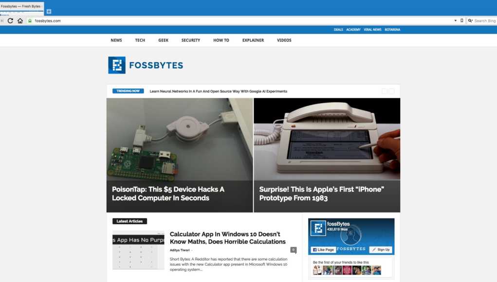 Refreshing Fossbytes — v3.0 Puts User Experience And Encryption First
