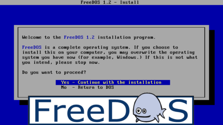 FreeDOS 1.2 Released After 4 Years: Features New Installer And MS-DOS Games