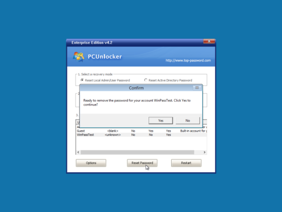 PCUnlocker Review: Reset Lost Windows Password Easily