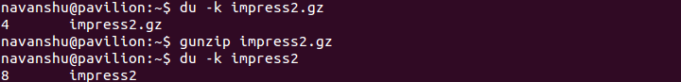 How To Compress And Extract Files In Linux Tar Gzip Gunzip Commands