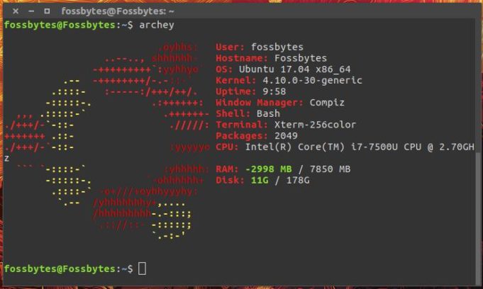 4 Best Tools To Display Linux Distribution Logo Art In Terminal