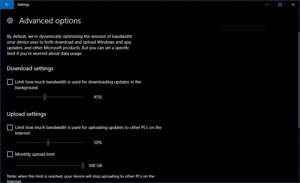 Windows 10 Adds Hidden "Download Speed Limiter" For Windows Updates