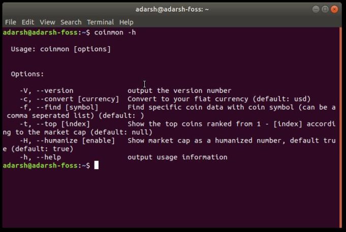 Check Bitcoin And Other Cryptocurrency Prices From Linux Terminal