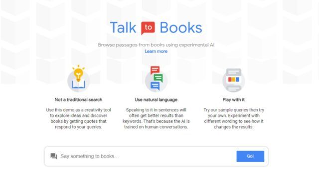Google's "Talk To Books" Search Engine Can Save Your Time Reading ...