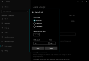 Windows 10 Data Usage: How To Check Data Usage And Set Data Limit?