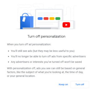 How To Turn Off Targeted Ads Using Google's New Ad Personalization Settings