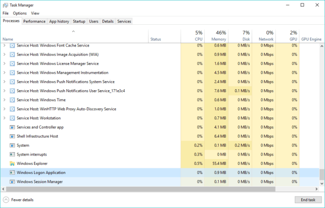 What Is Windows Logon Application Process Doing On My Windows 10?