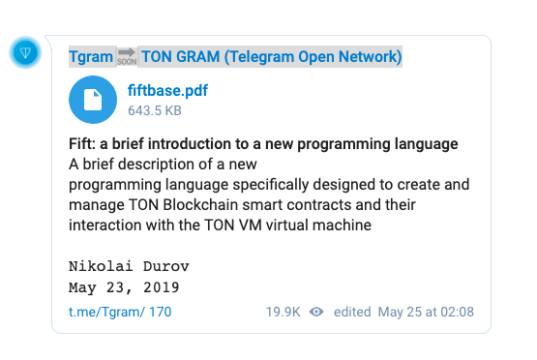 Telegram Launches Fift: New Programming Language For TON Blockchain Network