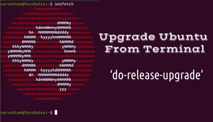 How To Upgrade Ubuntu From Command Line Terminal?