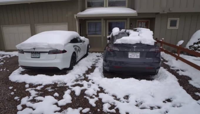 Model Y Vs Model S: Here's The Real Heat Pump Test In Snow Condition
