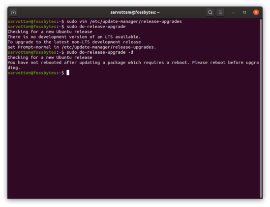 How To Upgrade Ubuntu From Command Line Terminal