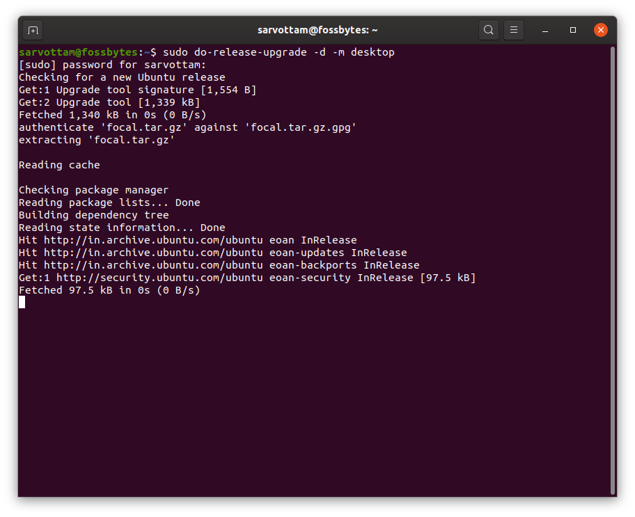 How To Upgrade Ubuntu From Command Line Terminal 