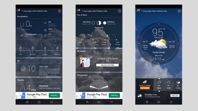 Best Dark Sky Alternatives | 6 Weather Apps For Android In 2020