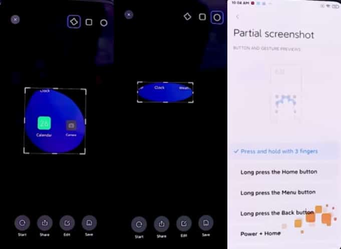 MIUI 12 Tests Partial Screenshot Editor To Capture Free-Form Screenshots