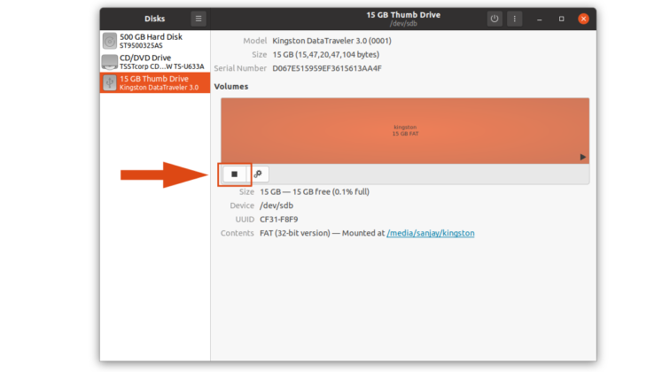 How To Mount/Unmount USB Drive On Ubuntu And Other Linux Distros?