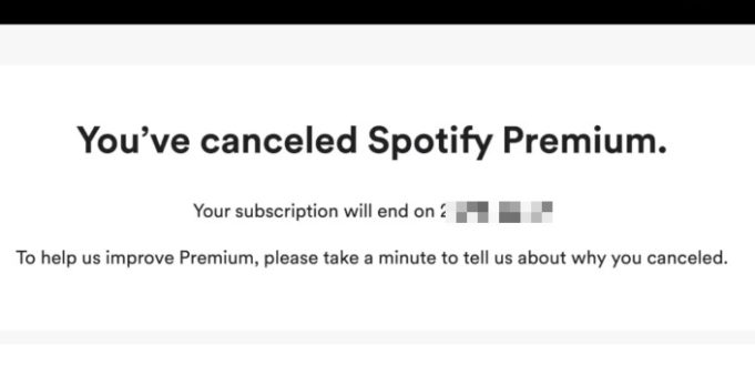 How To Cancel Spotify Premium Subscription Via Browser?