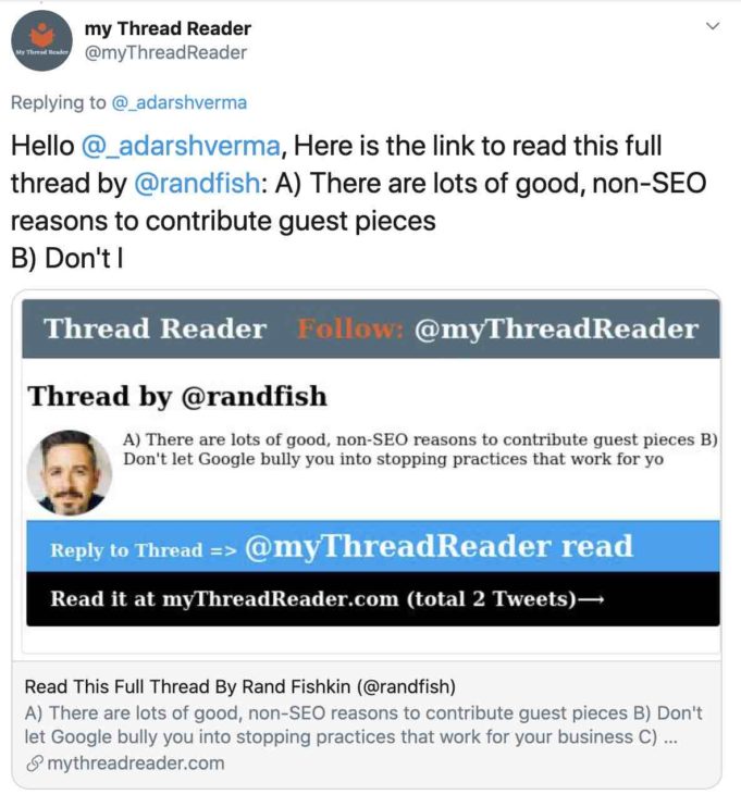 How To Unroll A Long Twitter Thread Into A Readable Blog Post?