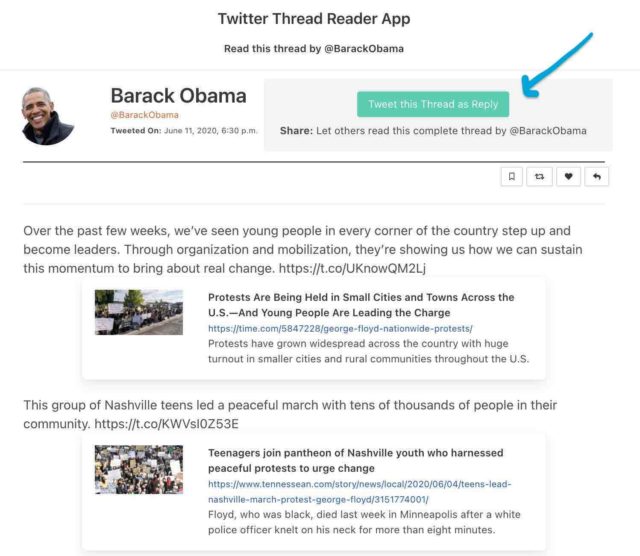 How To Unroll A Long Twitter Thread Into A Readable Blog Post?