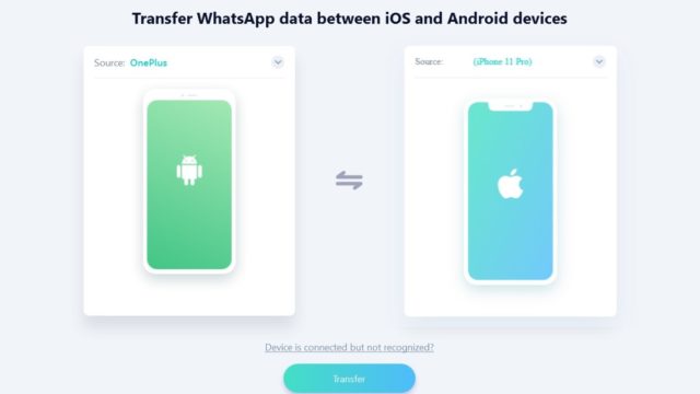 Transfer Whatsapp Data Between iPhone And Android With Tenorshare iCareFone
