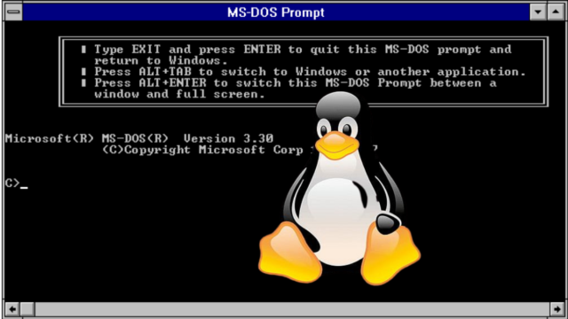 Developer Creates DOS Subsystem for Linux (DSL)