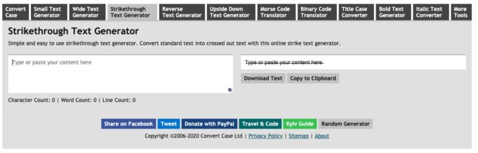 7 Best Strikethrough Text Generator Tools Online | Cross Out Text Like ...