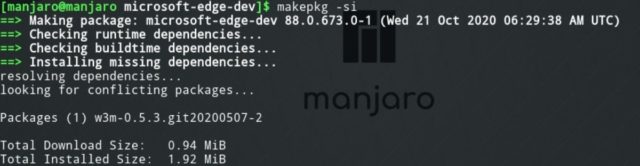 How to Install Edge Chromium (Preview) on Arch Linux?