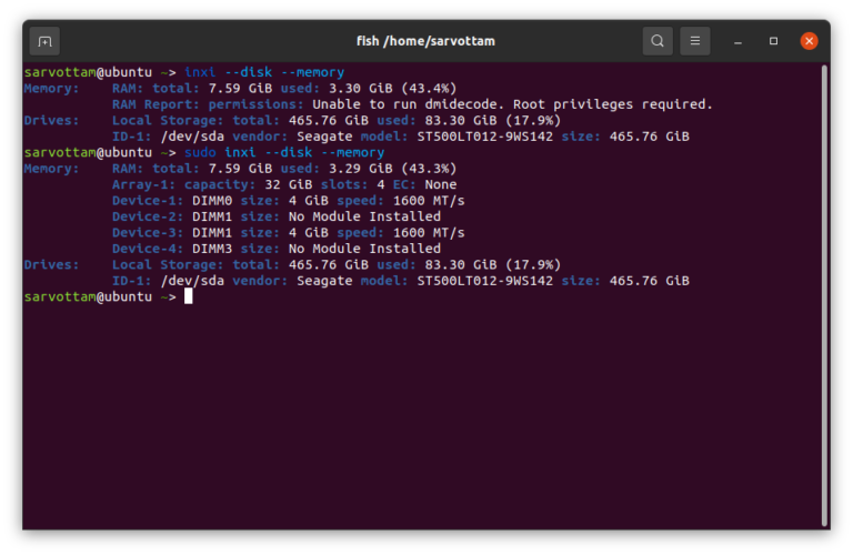 How To Get Complete Linux System And Hardware Details Using inxi?