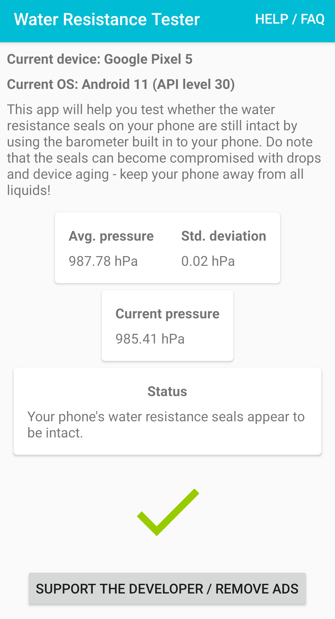 How To Check Water-Resistance Of Your Phone Using An App? - Fossbytes