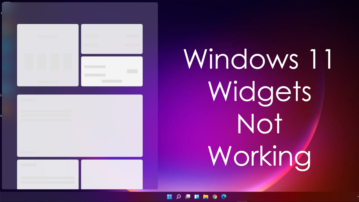 Fix Widgets Not Working On Windows 11 Mobile Legends