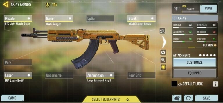 Best COD Mobile AK47 Loadout For Mobility, Recoil Control, & Range