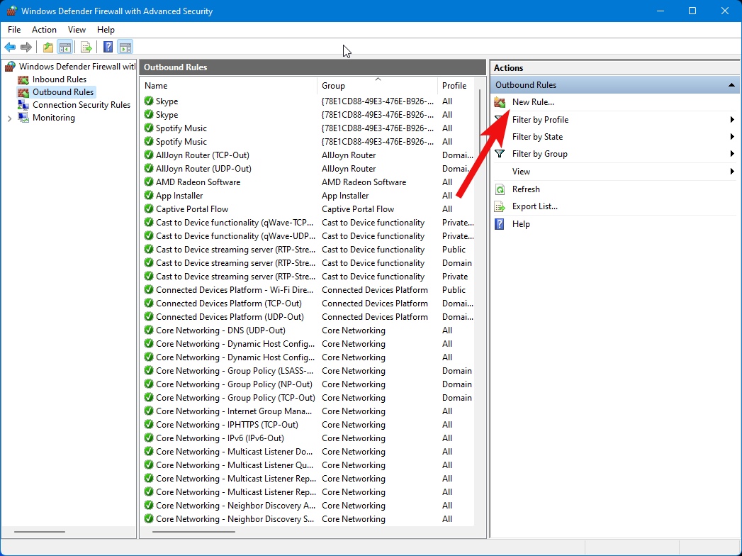 How To Block A Program From Accessing The Internet In Windows 10