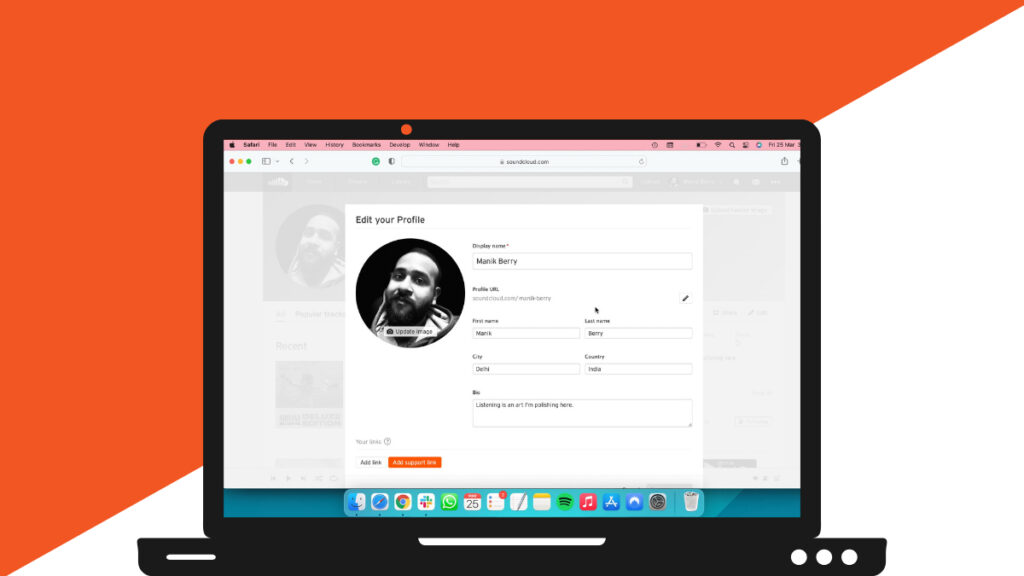 How To Change SoundCloud Username & Profile URL - Fossbytes
