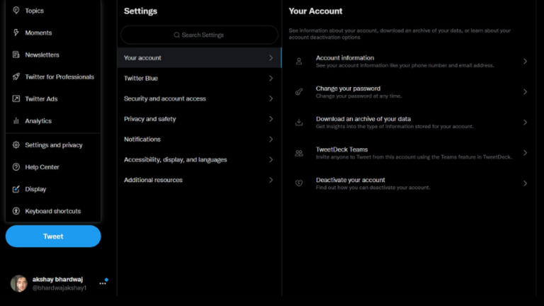 How To Deactivate Or Delete Your Twitter Account?