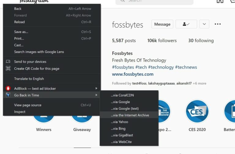 5 Best Wayback Machine Alternatives To Browse Old Websites - Fossbytes