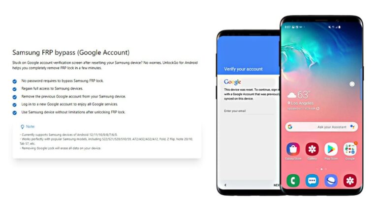 Unlock Any Android Smartphone — Bypass Samsung FRP With iToolab UnlockGo!