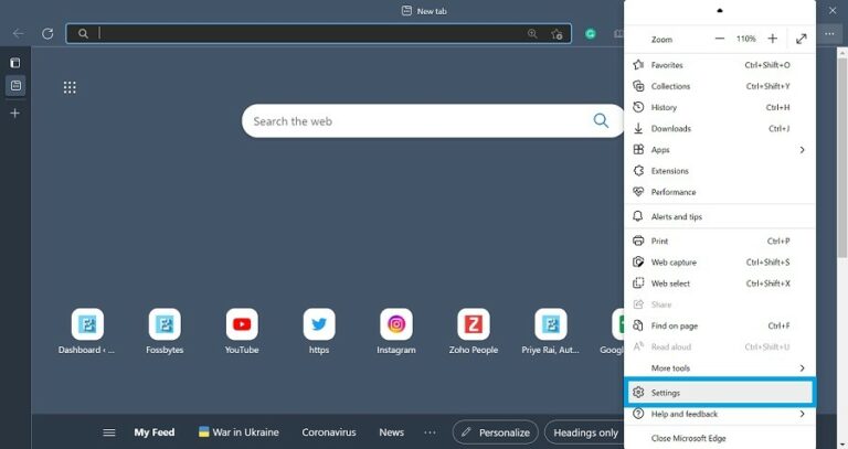 How To Clear Browsing History On Edge? | Step-by-step Guide - Fossbytes